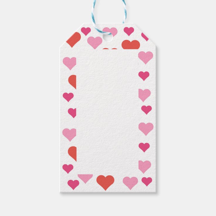 Hearts gift tag | Zazzle