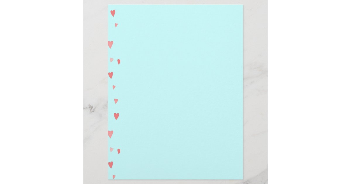 Hearts Letterhead | Zazzle