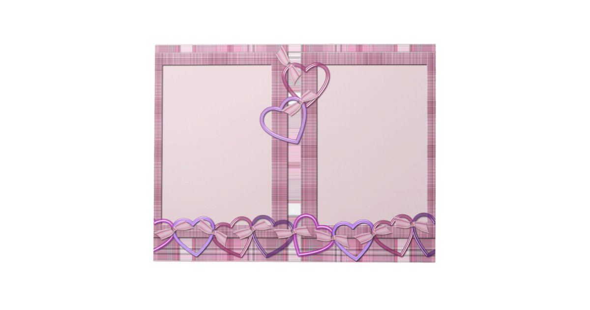 Hearts Notepad | Zazzle