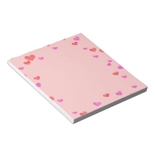 Hearts Notepad | Zazzle