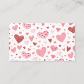 Hearts Valentine How Many Hearts Baby Shower Game Enclosure Card | Zazzle