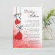 Heartstrings Wedding red Invitation | Zazzle