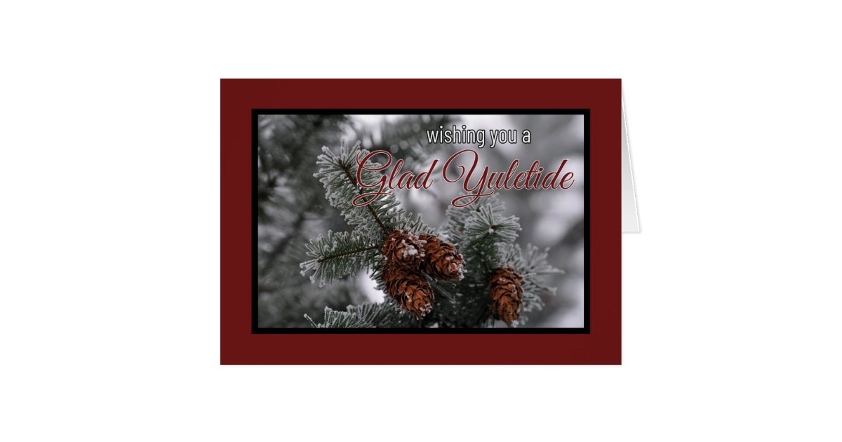 Heathen Yuletide Greeting Card | Zazzle