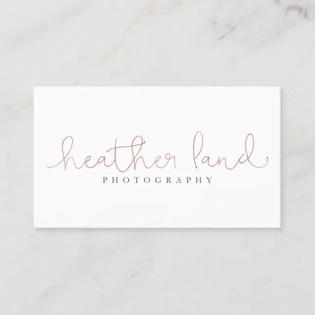 Heather Land Business Card | Zazzle