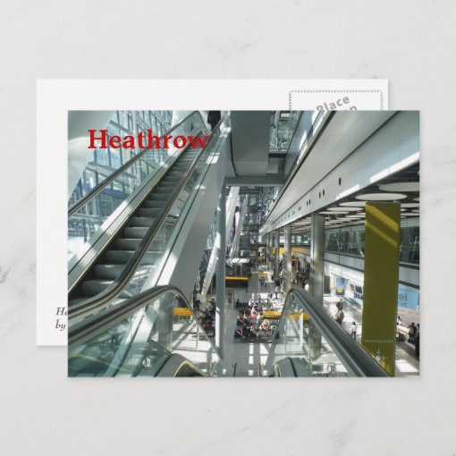 Heathrow Postcard | Zazzle