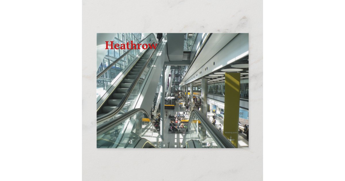 Heathrow Postcard | Zazzle
