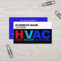 Heating Ventilation Air Conditioning, Modern HVAC Business Card | Zazzle