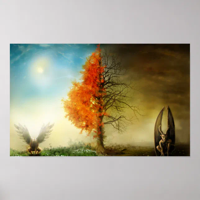 Heaven and Hell Poster | Zazzle