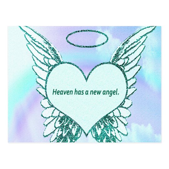 Heaven has a New Angel Postcard | Zazzle.com