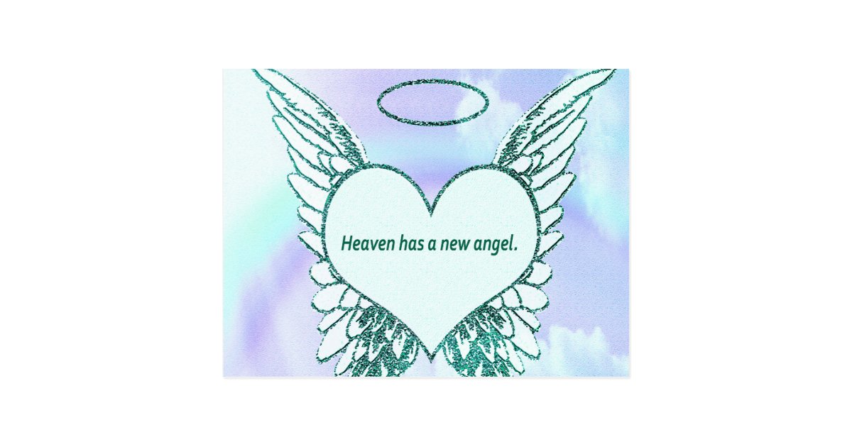 Heaven has a New Angel Postcard | Zazzle.com