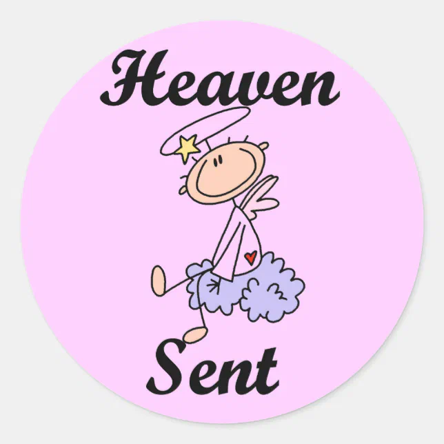 Heaven Sent Stickers | Zazzle