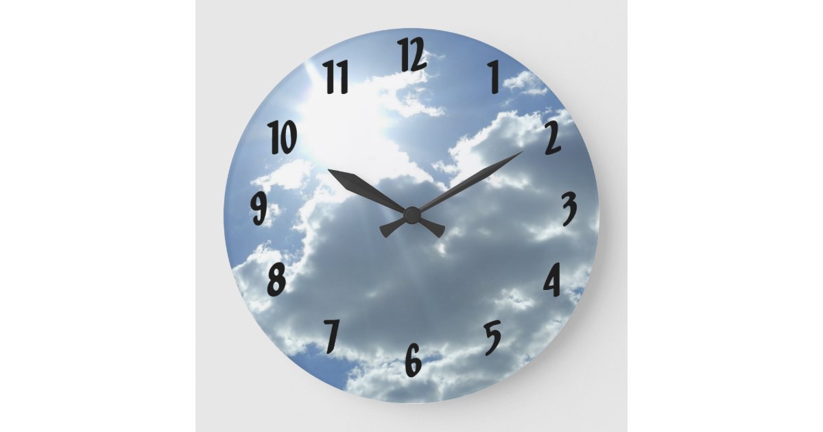 Heaven Sky Clocks | Zazzle