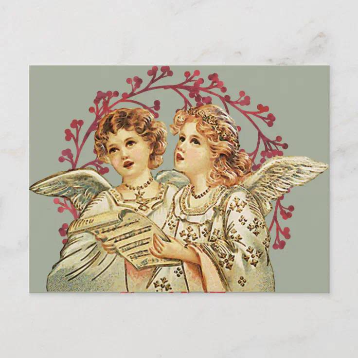 Heavenly Angel Singers Postcard | Zazzle