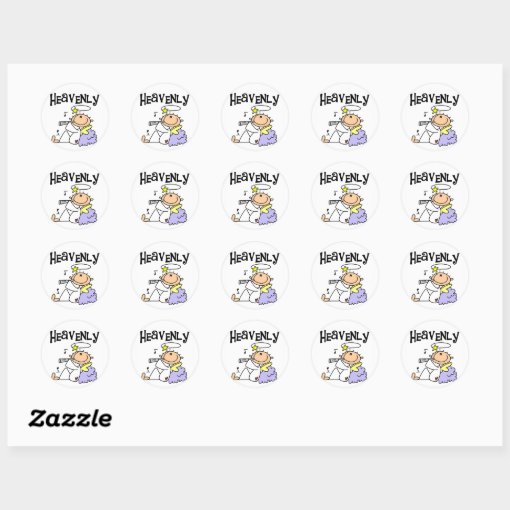 Heavenly Angel Stickers | Zazzle