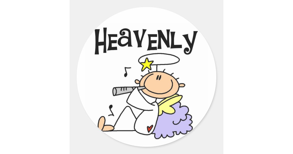 Heavenly Angel Stickers | Zazzle