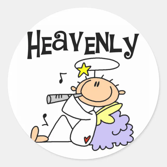 Heavenly Angel Stickers | Zazzle