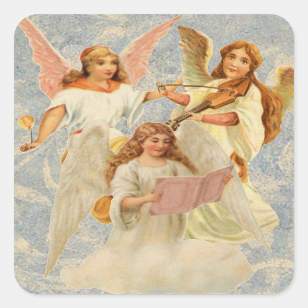 Heavenly Angels Stickers | Zazzle