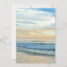 Heavenly Beach Scene | Funeral Thank You Card | Zazzle