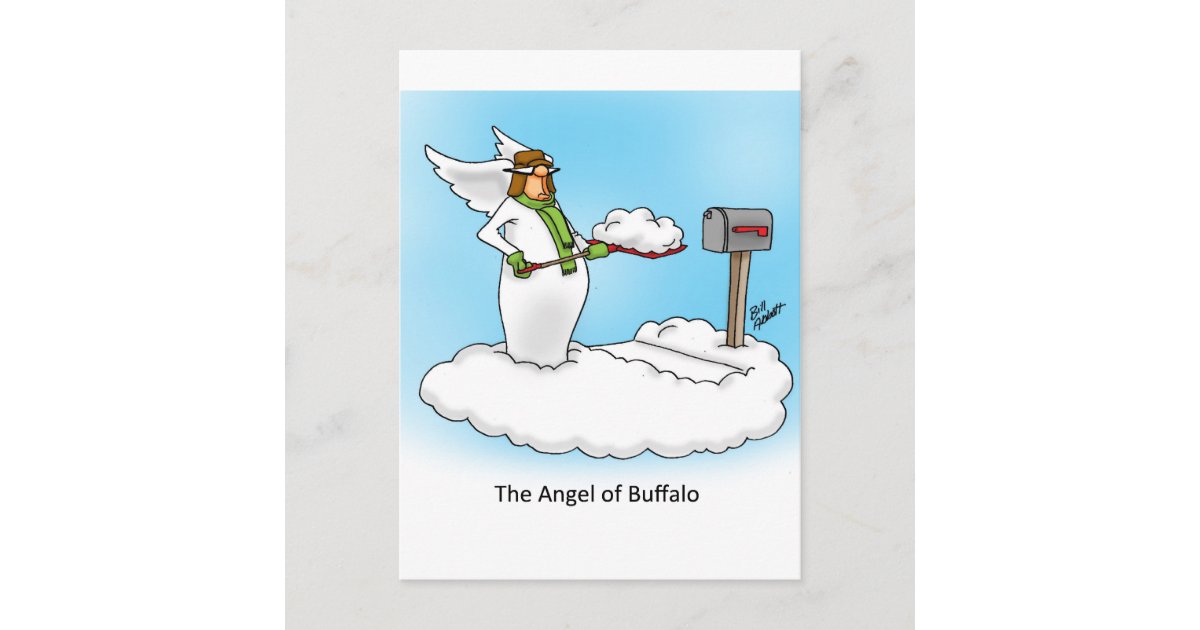 Heavenly Humor Angel Cartoon Gift! Postcard | Zazzle