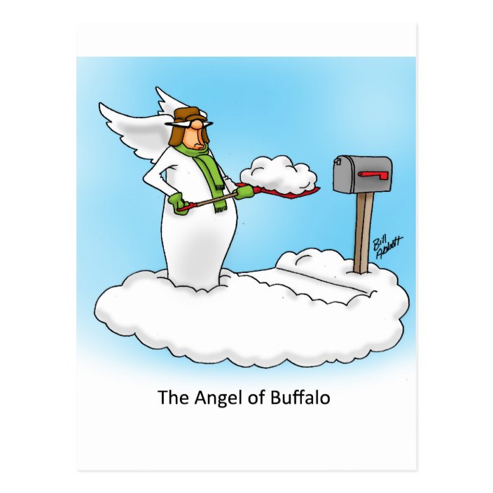 Heavenly Humor Angel Cartoon Gift! Postcard | Zazzle.com