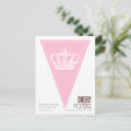 Heavenly Princess Crown 2 Bunting Banner Postcard | Zazzle
