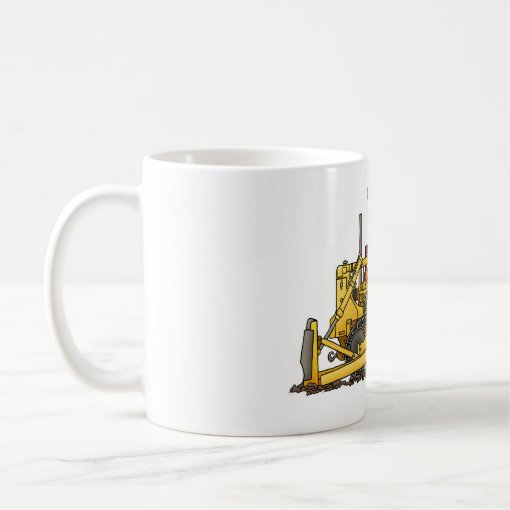 Heavy Duty Bulldozer Dirt Mover Construction Mugs | Zazzle