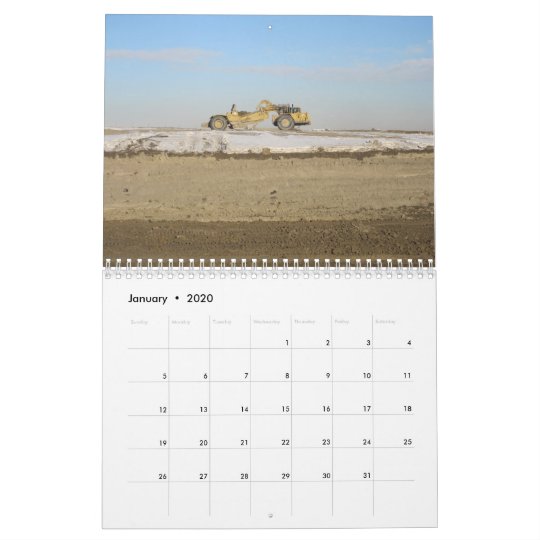 Heavy Equipment Calendar | Zazzle.com