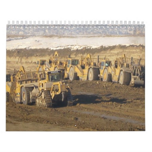 Heavy Equipment Calendar | Zazzle