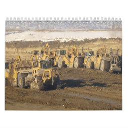 Heavy Equipment Calendar | Zazzle