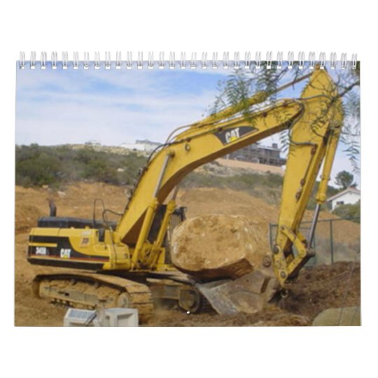 Heavy Equipment calendar | Zazzle.com