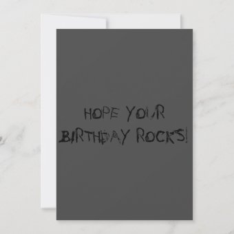 Heavy Metal birthday card | Zazzle