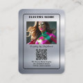 Heavy Metal Coscard QR Code Cosplay Cards | Zazzle