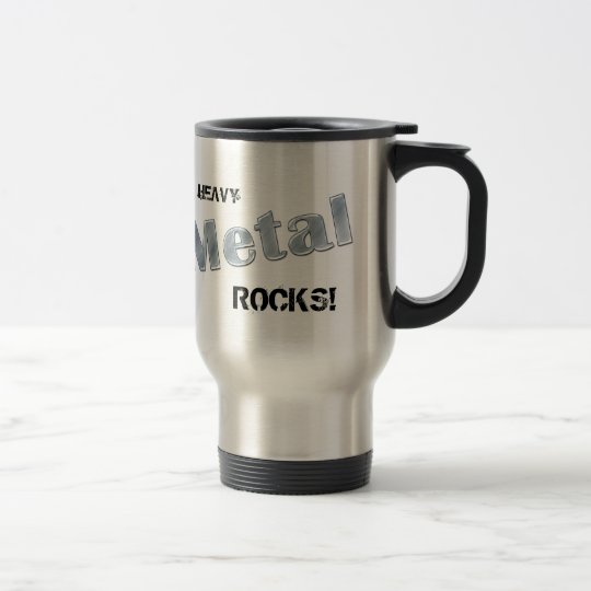 Heavy Metal Music Travel Coffee Mug | Zazzle.com