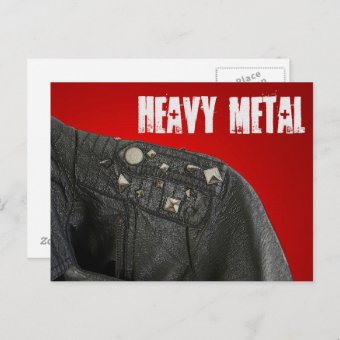 Heavy Metal Postcard | Zazzle