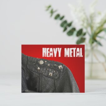 Heavy Metal Postcard | Zazzle