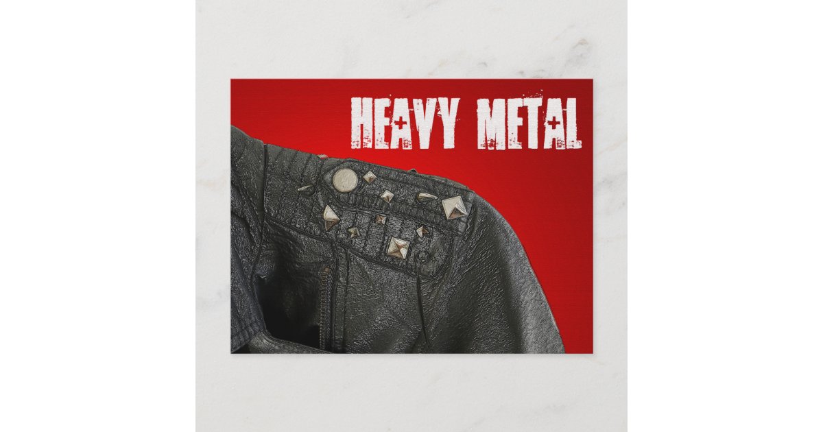 Heavy Metal Postcard | Zazzle