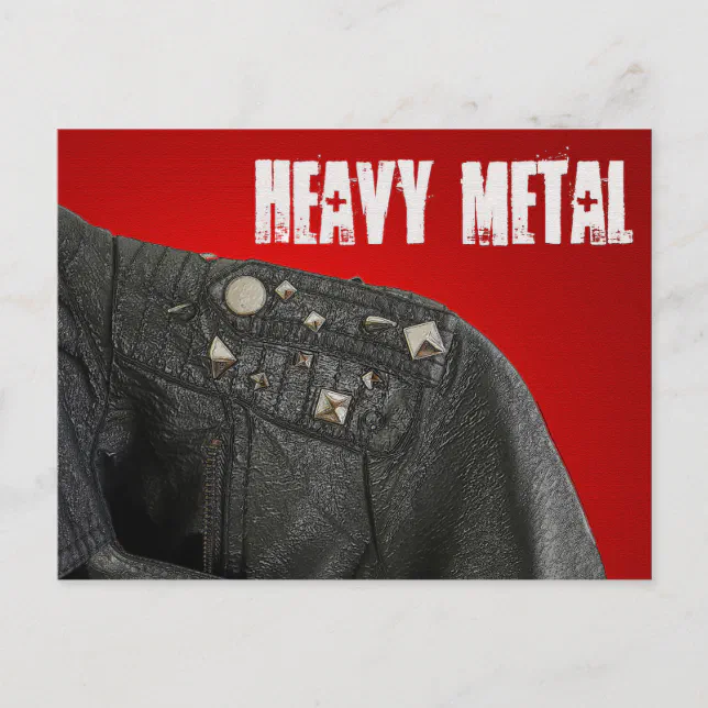 Heavy Metal Postcard | Zazzle