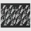 Heavy metal, punk and rock music Wrapping Paper | Zazzle
