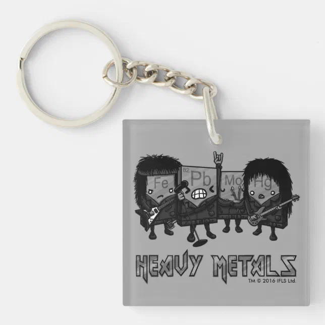 Heavy Metals Keychain | Zazzle