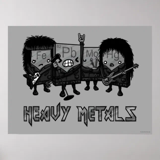 Heavy Metals Poster | Zazzle