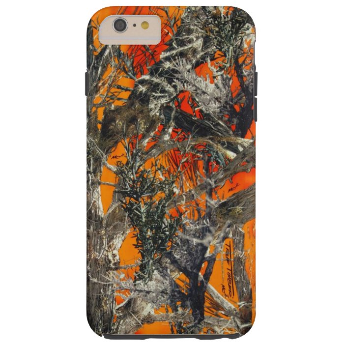 Heavy Orange Camo Case-Mate iPhone Case | Zazzle.com
