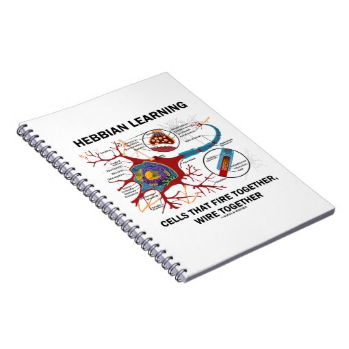 Hebbian Learning Cells That Fire Together Wire Notebook | Zazzle