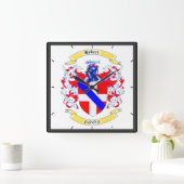Hébert Family Crest Heirloom Clock | Zazzle