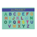 Hebrew/English Alef/Aleph Bet & Alphabet Placemat | Zazzle