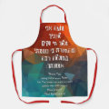 Hebrew Modeh Ani Jewish Prayer for Kids Apron | Zazzle