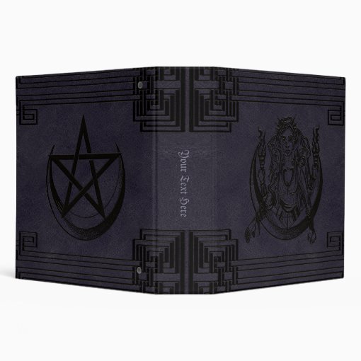 Hecate Dark Goddess Purple Pagan Book of Shadows 3 Ring Binder | Zazzle