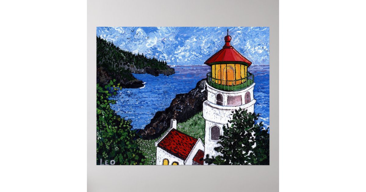 Heceta Head Lighthouse Poster | Zazzle
