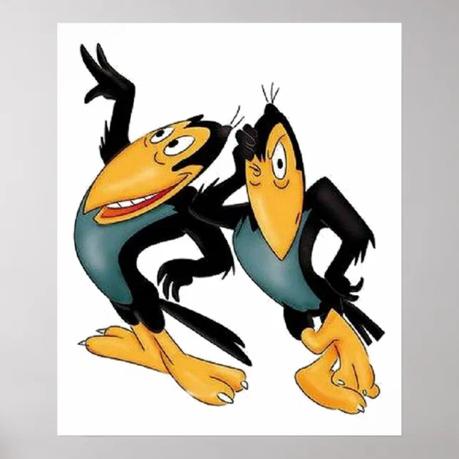 Heckle Jeckle Poster | Zazzle