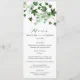 Hedera | Elegant Typography Navy Wedding or Party Menu | Zazzle