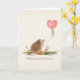 Hedge Hugs & Kisses Hedgehog Mushroom Valentine Card | Zazzle